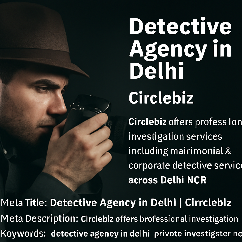 Detective Agency in Delhi Near Me-Private Investigators – CircleBiz